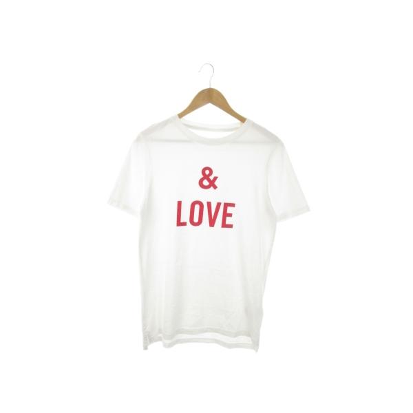 ザディグ エ ヴォルテール ZADIG &amp; VOLTAIRE Tシャツ カットソー ラウンドネック 半袖 プリント オーバーサイズ S 白 ホワイト【ブランド】ザディグ エ ヴォルテール ZADIG &amp; VOLTAIRE【表...