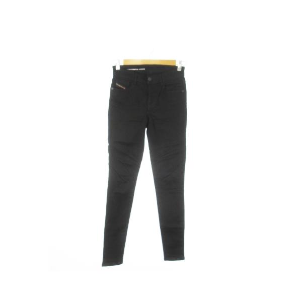 ディーゼル DIESEL デニムパンツ ジーンズ スキニーストレッチ ロゴ W26 黒 ブラック /MN20 ■GY19 レディース【ブランド】ディーゼル DIESEL【表記サイズ】W26175/68A【実寸サイズ】ウエスト：68cm　もも...