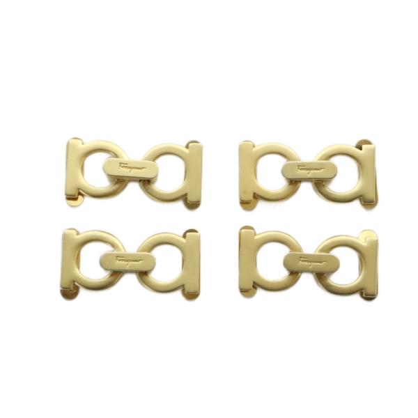 サルヴァトーレフェラガモ Salvatore Ferragamo ボタン 4点 ガンチーニ セット ロゴ ゴールド色 ■GY19 /MQ レディース【ブランド】サルヴァトーレフェラガモ Salvatore Ferragamo【表記サイズ】実...