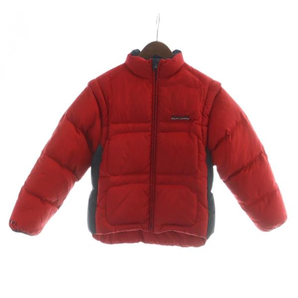 ポロスポーツ POLO SPORT RALPH LAUREN ダウンジャケット 長袖 ジップアップ フード ロゴ S 赤 レッド ■GY19 /MQ メンズ【ブランド】ポロスポーツ POLO SPORT【表記サイズ】S【実寸サイズ】肩幅：約...