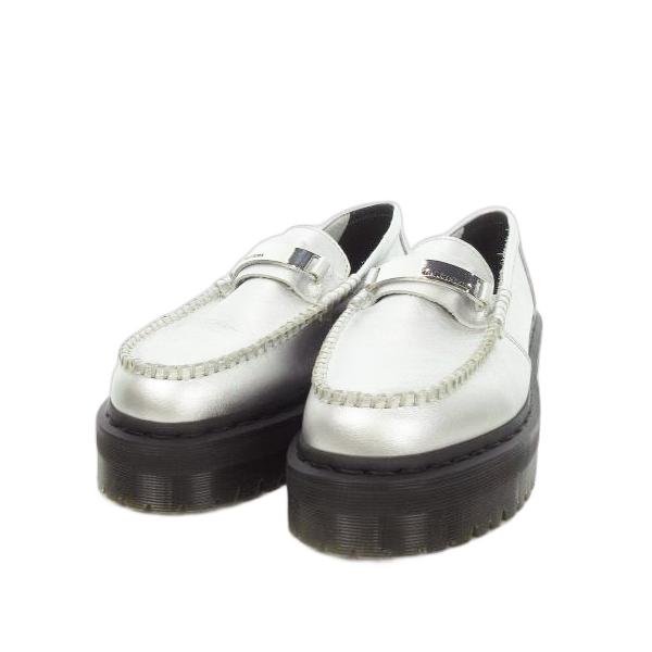 ドクターマーチン DR.MARTENS PENTON II QUAD ローファー モカシン 厚底 ロゴプレート 7 26cm シルバーカラー メンズ レディース【ブランド】ドクターマーチン DR.MARTENS【表記サイズ】UK 7EU 4...