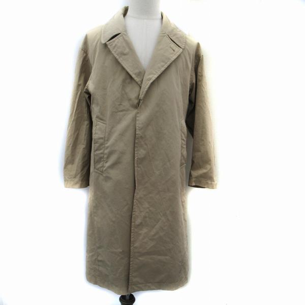 モンキータイム アローズ 近年モデル MT TC/NY WTHR OVER COAT コート ロング丈 M ベージュ 8325-173-0272 /SM15 ■GY01 メンズ【ブランド】モンキータイム MONKEY TIME アローズ【表...