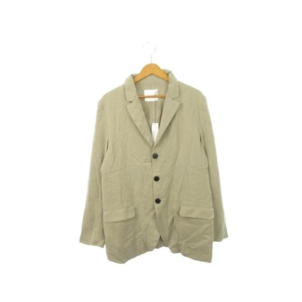 未使用品 マイシンクス MYTHINKS ジャケット S ベージュ テーラードカラー シングルブレスト 長袖 /AH7 ■GY01 メンズ【表記サイズ】S【実寸サイズ】肩幅：44cm　身幅：48cm　袖丈：61cm　着丈：71cm　　【素材...