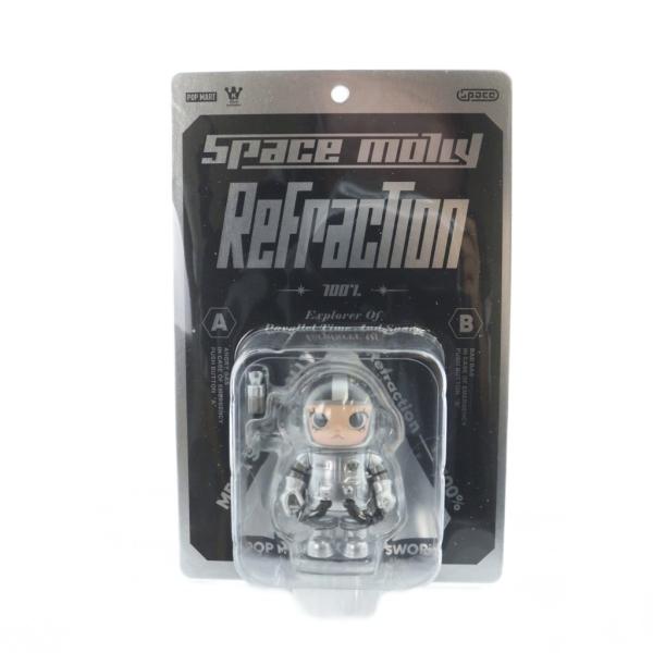 未使用品 POP MART MEGA SPACE MOLLY 100% Refraction フィギュア シルバー色 ■GY20 /MQ その他【表記サイズ】-【実寸サイズ】-　　【素材】-【色】シルバー色【状態】未開封品です。　　※未使用...