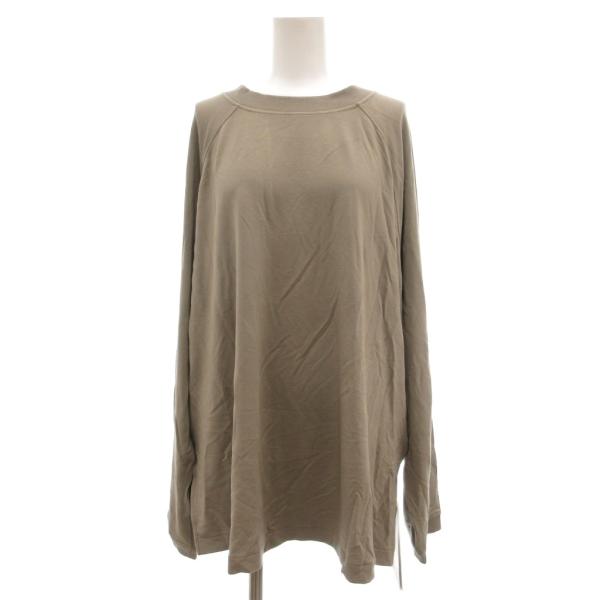 未使用品 ルルレモン lululemon タグ付き カットソー ロンT 長袖 クルーネック ラグランスリーブ XL グレー /YJ ■GY19 レディース【ブランド】ルルレモン lululemon【表記サイズ】XL【実寸サイズ】身幅：64c...