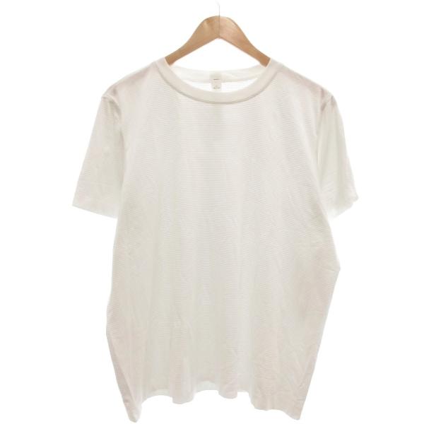 未使用品 ルルレモン タグ付き Swiftly リラックス半袖シャツ Tシャツ アップデートフィット ラウンドネック ストライプ 12 白【ブランド】ルルレモン lululemon【表記サイズ】12【実寸サイズ】肩幅：45cm　身幅：61c...