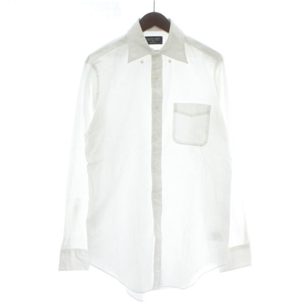 鎌倉シャツ KAMAKURA SHIRT シャツ 長袖 白 ホワイト /XZ ■GY03 メンズ【表記サイズ】サイズ表記なし(実寸サイズをご参照ください。)【実寸サイズ】肩幅：38cm　身幅：52.5cm　袖丈：61.5cm　着丈：78.5...