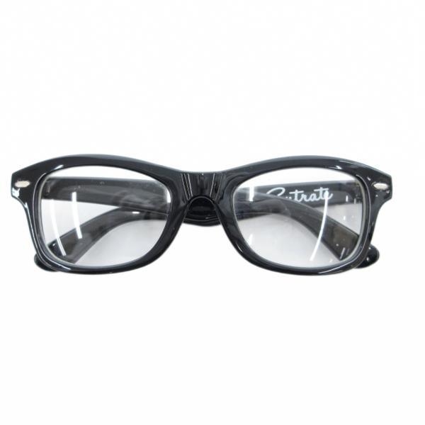 カットレイト CUT RATE メガネ 眼鏡 ストライプ ボストン型 黒 ブラック 白 ホワイト /GV ■GY03 メンズ レディース【表記サイズ】サイズ表記なし(実寸サイズをご参考ください。)【実寸サイズ】レンズの大きさ：5×4cm　フ...