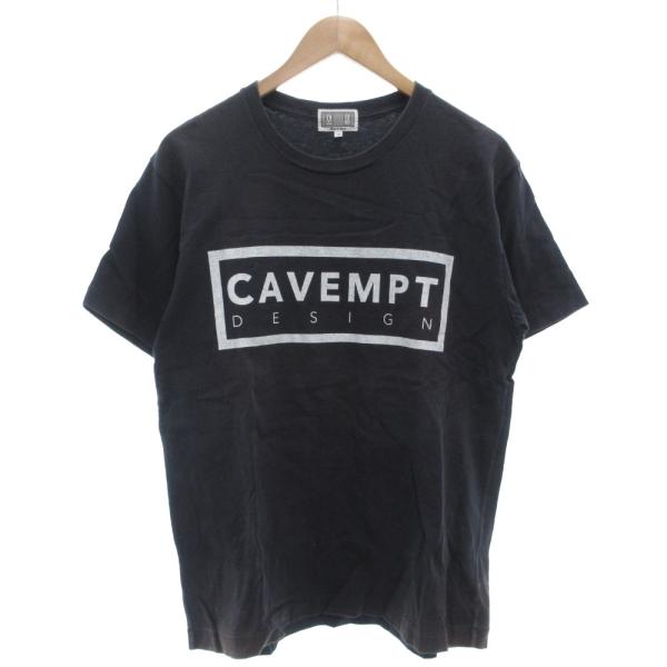 C.E CAVEMPT Tシャツ 半袖 クルーネック プリント M 紺 ネイビー /GV ■GY03 【表記サイズ】M【実寸サイズ】肩幅：46cm　身幅：50cm　着丈：68cm　袖丈：21cm　　【素材】コットン【色】紺 ネイビー 【状態...