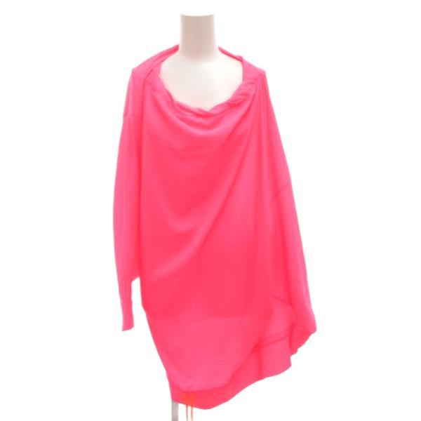 ヴィヴィアンウエストウッド Vivienne Westwood OVERSIZED HEBO TOP ワンピース チュニック 変形 アシンメトリー ロング 36 ピンク【ブランド】ヴィヴィアンウエストウッド Vivienne Westwoo...