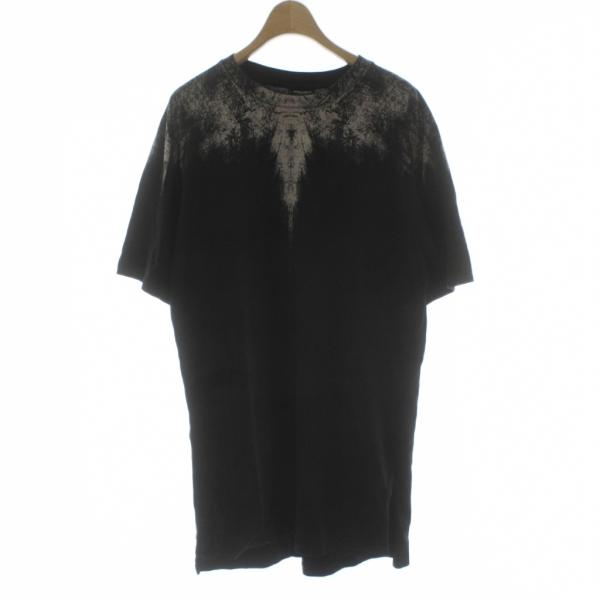 マルセロバーロン マルセロブロン MARCELO BURLON Tシャツ フェザープリント XXS 黒 ブラック フェザープリント 半袖 カットソー /PP【ブランド】マルセロバーロン マルセロブロン MARCELO BURLON【表記サイ...