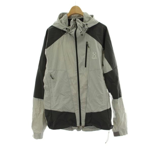 ホグロフス HAGLOFS スカーンハイブリッドジャケット Skarn Hybrid Jacket マウンテンパーカ M グレー 長袖 フード付き【ブランド】ホグロフス HAGLOFS【表記サイズ】M【実寸サイズ】身幅：約53cm　着丈：約...