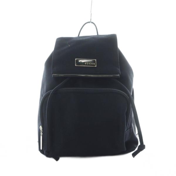ゲス GUESS リュック バックパック フラップ 巾着型 黒 ブラック ■GY01 /RI ■OS レディース【ブランド】ゲス GUESS【実寸サイズ】持ち手の長さ：19.5cm　ヨコ：23cm　タテ：28.5cm　マチ：10.5cm　シ...
