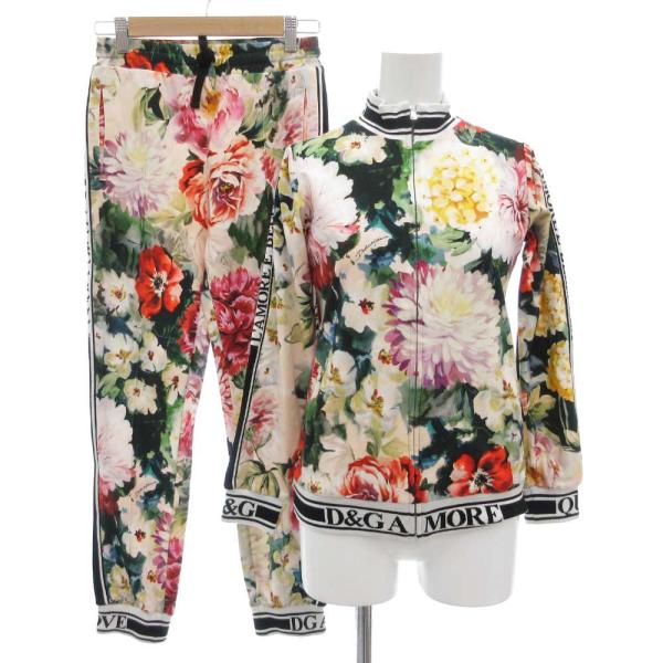 ドルチェ&amp;ガッバーナ ドルガバ ジャージ セットアップ トラックジャケット パンツ イージー ジップアップ ストレッチ 花柄 11【ブランド】ドルチェ&amp;ガッバーナ ドルガバ DOLCE&amp;GABBANA【表記サイズ】1...