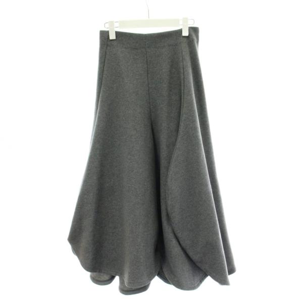 ナゴンスタンス nagonstans 23AW ダンボール ラウンドスカート rounded skirt S グレー 無地 ラウンドヘム ロング丈 ボトムス フレア【ブランド】ナゴンスタンス nagonstans【表記サイズ】S【実寸サイズ...