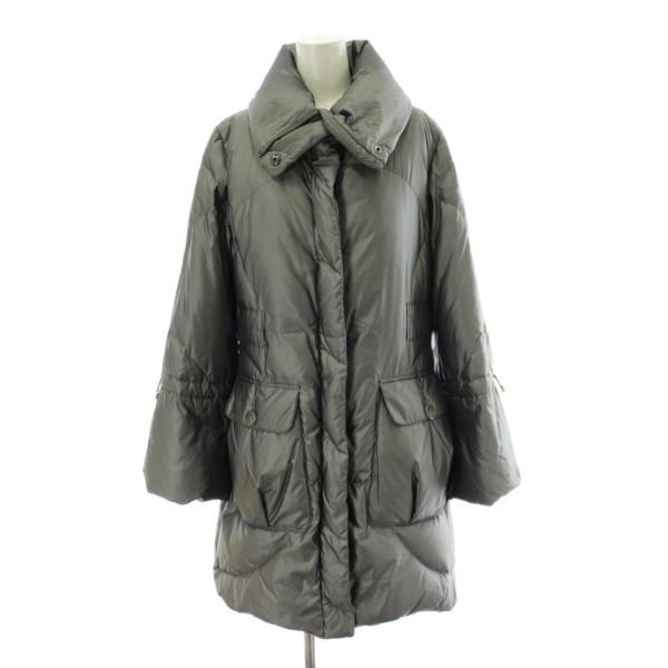 プレミスフォーセオリーリュクス Premise for Theory Luxe ダウンコート 38 グレー ボリュームカラー 長袖 フラップポケット アウター【ブランド】プレミスフォーセオリーリュクス Premise for Theory ...