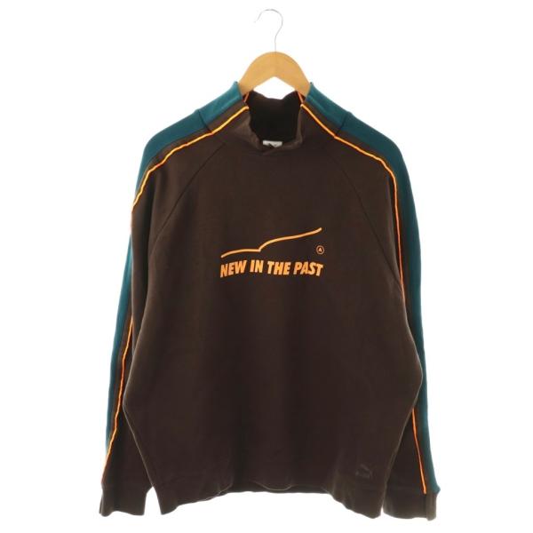 プーマ PUMA ×ADER スウェット トレーナー プルオーバー M ブラウン オレンジ ブルー 595538-48 /CX ■GY42 メンズ【ブランド】プーマ PUMA【表記サイズ】M【実寸サイズ】身幅：64cm　着丈：68cm　ゆき...