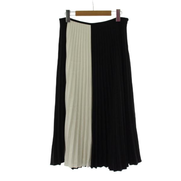 プロエンザスクーラー PROENZA SCHOULER ツートンミディスカート Two-Tone Midi Skirt プリーツ 4 黒 ブラック 白 ホワイト バイカラー【ブランド】プロエンザスクーラー PROENZA SCHOULER【...