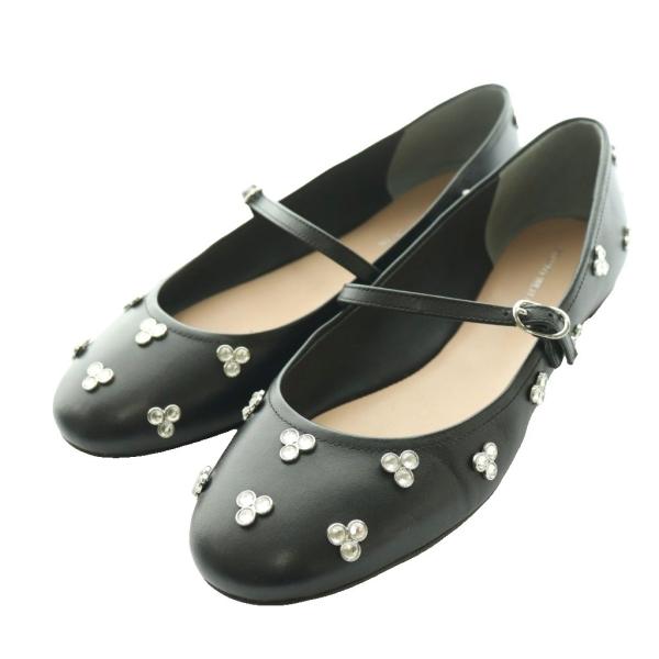 スチュアートワイツマン STUART WEITZMAN TAMMY XTAL MRYJN BLLT バレエシューズ 8 黒 ブラック /SS ■OS ■GY19 レディース【ブランド】スチュアートワイツマン STUART WEITZMAN【...