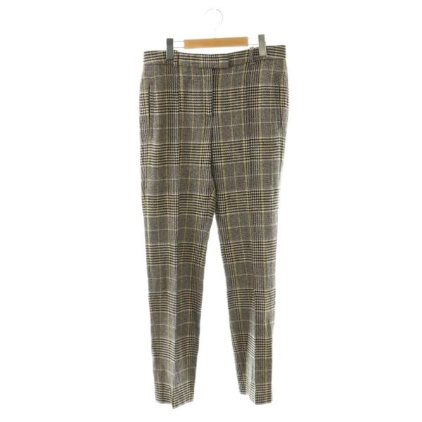 エルマノシェルビーノ ERMANNO SCERVINO テーパードパンツ チェック カシミヤ混 46 ブラック イエロー マルチカラー /ES ■GY19 メンズ【ブランド】エルマノシェルビーノ ERMANNO SCERVINO【表記サイズ...