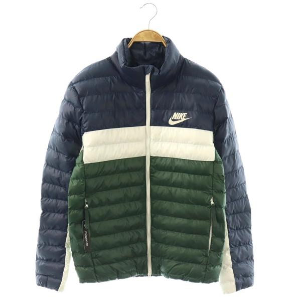 未使用品 ナイキ NIKE SYN Fill Bubble JKT 中綿ジャケット アウター S ネイビー グリーン BV4686-451 /CX ■GY03 メンズ【ブランド】ナイキ NIKE【表記サイズ】S【実寸サイズ】肩幅：45cm　...