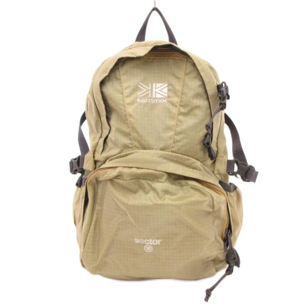 カリマー karrimor sector リュックサック バックパック ロゴ刺繍 ベージュ /JS ■GY03 メンズ【ブランド】カリマー karrimor【実寸サイズ】持ち手の長さ：-cm　ヨコ：27cm　タテ：39cm　マチ：14cm　...