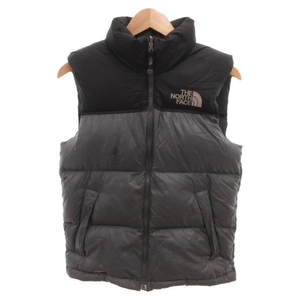 ザノースフェイス THE NORTH FACE Nuptse Vest ヌプシベスト グースダウンベスト ロゴ XS グレー 黒 ブラック NFD01A52 /YJ ■GY19【ブランド】ザノースフェイス THE NORTH FACE【表記...