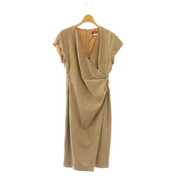 マックスマーラステュディオ Max Mara Studio ワンピース 近年モデル フレンチスリーブ 38 モカ /DO ■GY19 レディース【ブランド】マックスマーラステュディオ Max Mara Studio【表記サイズ】38【実寸サ...