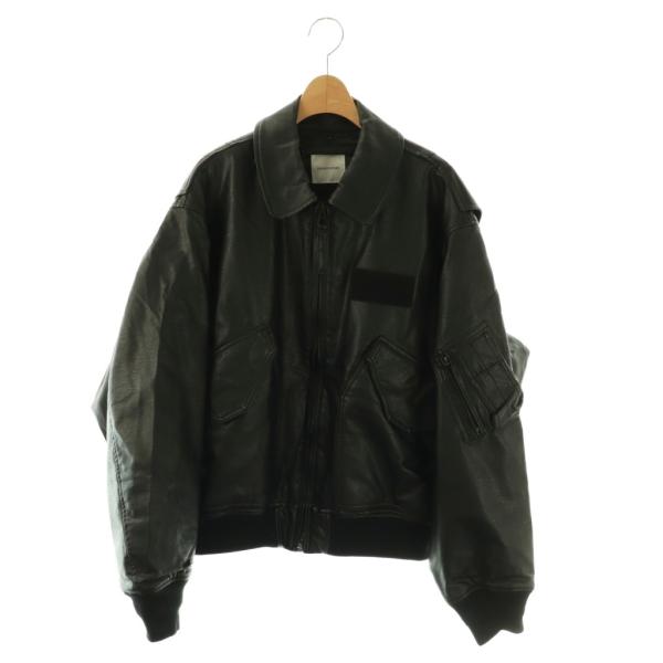 フリークスストア FREAKS STORE 23AW フライトジャケット フェイクレザー 中綿 M ブラック 233-1514 /DF ■GY12 メンズ【ブランド】フリークスストア FREAKS STORE【表記サイズ】M【実寸サイズ】肩...