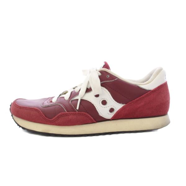 サッカニー SAUCONY ディクソン Dixon スニーカー シューズ USA7 赤 レッド S70358-2 /TK ■GY12 メンズ【ブランド】サッカニー SAUCONY【表記サイズ】USA7【実寸サイズ】最大幅：10cm　アウトソ...