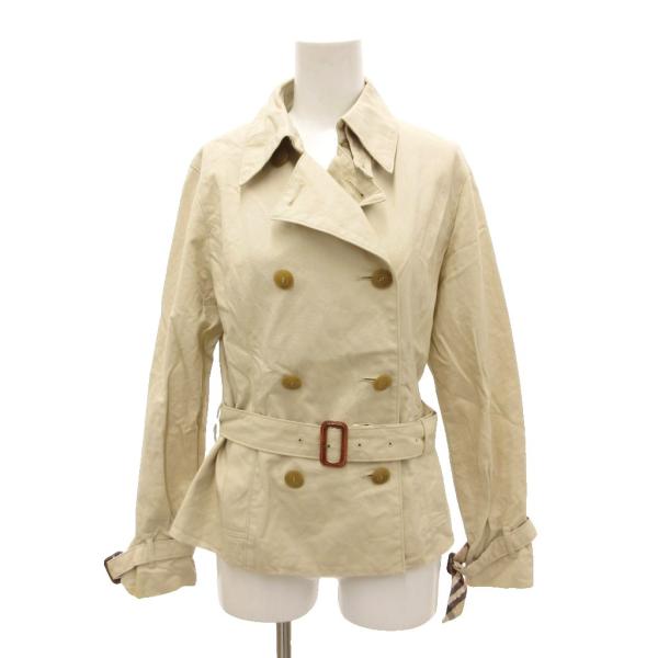 バーバリー ロンドン BURBERRY LONDON トレンチコート ハーフ丈 ダック地 ダブル 160A ベージュ /JS ■GY03 キッズ【ブランド】バーバリー ロンドン BURBERRY LONDON【表記サイズ】160A【実寸サイ...