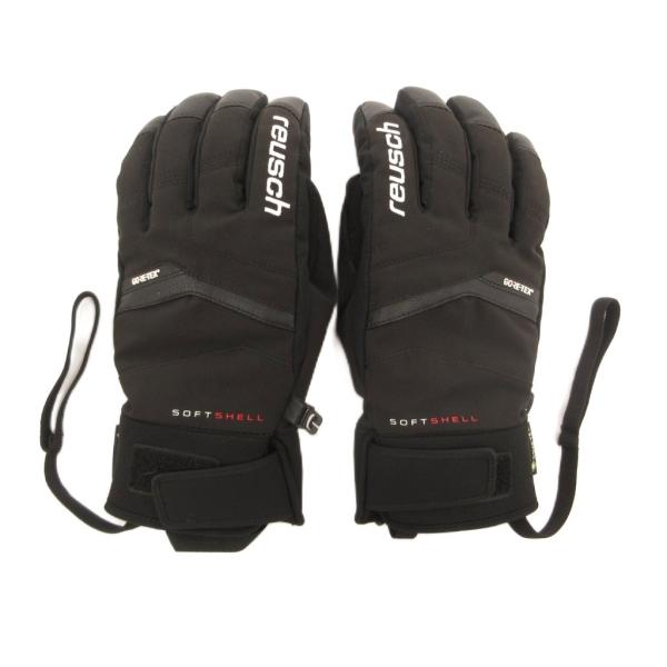 ロイシュ REUSCH スキー グローブ REUSCH BLASTERGTX ロイシュ ブラスター ゴアテックス 黒 ブラック /JS ■GY12 メンズ【実寸サイズ】手首周り 18cm　全長 27cm　【素材】品質表記タグが切り取られてお...