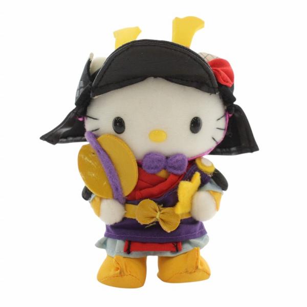 未使用品 サンリオ ご当地キティ 山梨限定 戦国武将 武田信玄 KAIJI ハローキティ 人形 ぬいぐるみ キーホルダー /XZ ■GY11 その他【実寸サイズ】・全長 10cm　・幅 7cm　【状態】タグ付きですが、足裏に接着シールの跡が...