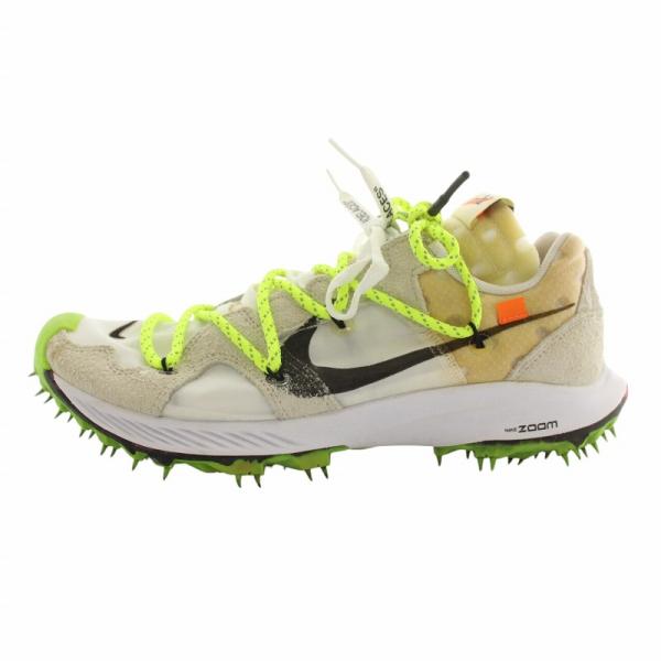 ナイキ NIKE × オフホワイト Off-White Women's Air Zoom Terra Kiger スニーカー ローカット US9 26cm 白 黄色 CD8179-100【ブランド】ナイキ NIKE【表記サイズ】US9 （日...
