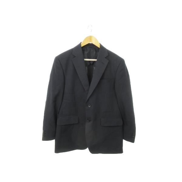 ファラゴ FARAGO テーラードジャケット 背抜き リネン混 麻 ノーベント 2B AB4 S 紺 ネイビー /MN16 ■GY18 メンズ【表記サイズ】94-84-158AB4S【実寸サイズ】肩幅：45cm　身幅：51cm　袖丈：57c...