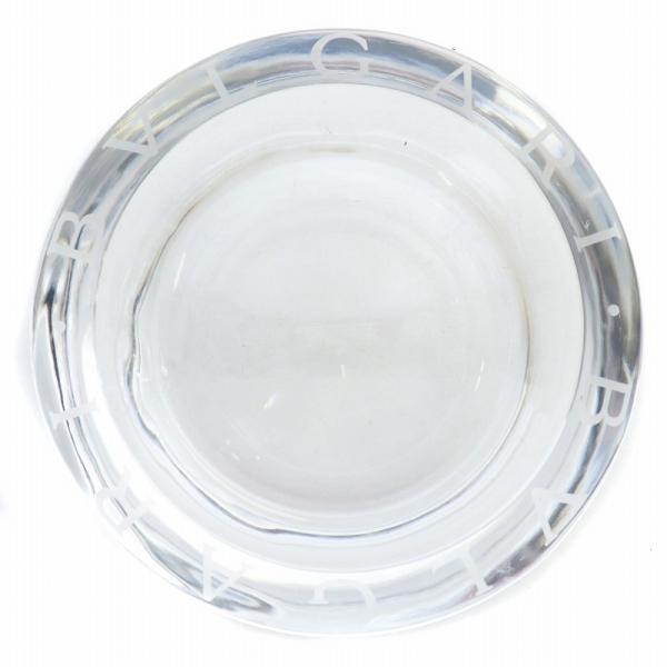 ブルガリ BVLGARI × ローゼンタール Rosenthal 灰皿 アッシュトレイ タバコ 喫煙具 クリスタル ロゴ クリア /XZ ■OH ■GY18 その他【ブランド】ブルガリ BVLGARI【実寸サイズ】・高さ 6cm　・直径 1...