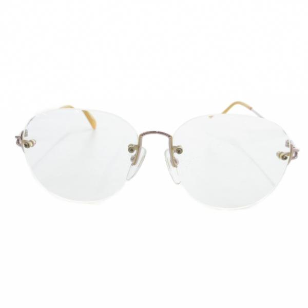 バレンシアガ BALENCIAGA 眼鏡 メガネ リムレス ツーポイント  53□15-135 シルバーカラー B5-9491 /UO ■GY18 メンズ レディース【ブランド】バレンシアガ BALENCIAGA【表記サイズ】53□15-1...