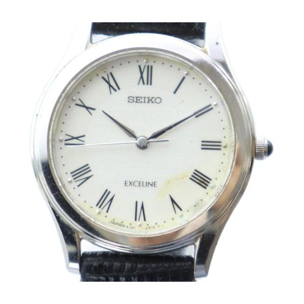 セイコー SEIKO EXCELINE エクセリーヌ 腕時計 ウォッチ クォーツ ローマン 白文字盤 シルバーカラー 銀色 4J41-0110【ブランド】セイコー SEIKO【表記サイズ】実寸サイズをご参考ください。【実寸サイズ】バンド幅：...