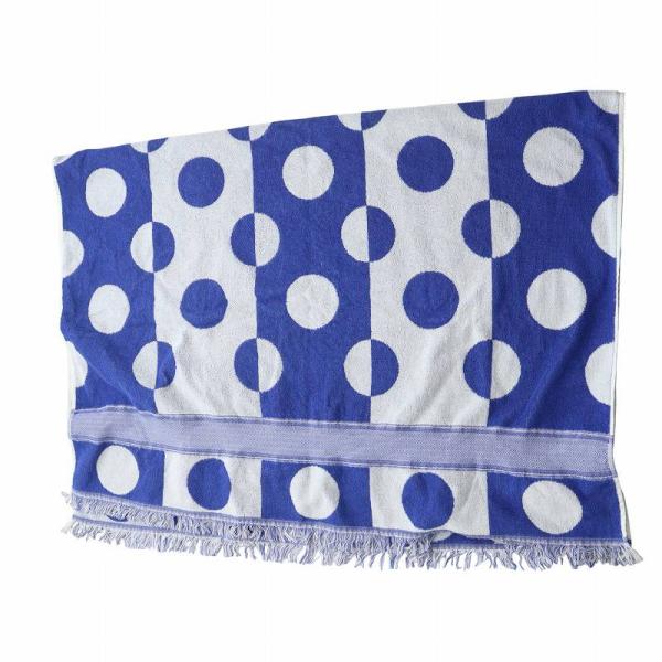 エルメス HERMES ビーチタオル バスタオル 総柄 ロゴ 水玉柄 ドット柄 フリンジ 白 ホワイト青 ブルー ■GY17 /MQ ■OH その他【ブランド】エルメス HERMES【表記サイズ】実寸サイズをご参考ください。【実寸サイズ】約...