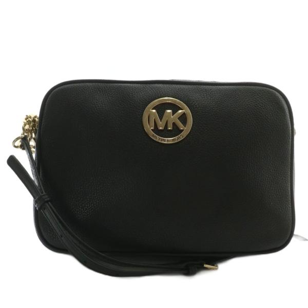 マイケルコース MICHAEL KORS ショルダーバッグ レザー チェーン MKロゴ ゴールド金具 黒 ブラック 38S8CFTC3L【ブランド】マイケルコース MICHAEL KORS【実寸サイズ】持ち手の長さ：-cm　ヨコ：24cm　...