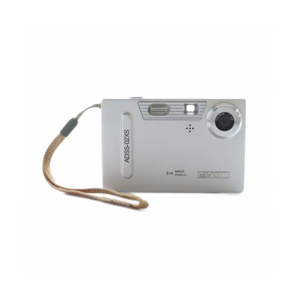 アヴォックス AVOX ADSS-02XS カメラ デジタルカメラ コンパクト ロゴ 動作確認済 シルバーカラー 銀色 /MQ ■GY11 その他【表記サイズ】実寸サイズをご参考ください。【実寸サイズ】約6×9.5cm　【素材】-【色】シル...