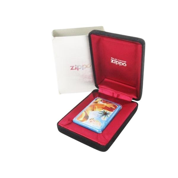 未使用品 ジッポー ZIPPO Rio de Carnival NET COLLECTION:05 Rio Summer 2005 ライター オイル 喫煙具 パチスロ 火花確認済み 青【ブランド】ジッポー ZIPPO【表記サイズ】サイズ表記...