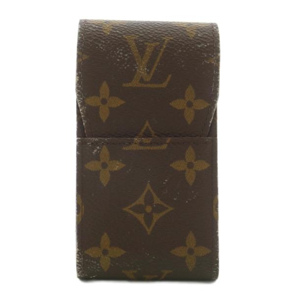 ルイヴィトン LOUIS VUITTON エテュイ モノグラム シガレットケース タバコケース PVC レザー 総柄 茶色 ブラウン M63024【ブランド】ルイヴィトン LOUIS VUITTON【実寸サイズ】ヨコ：6cm　タテ：12cm...