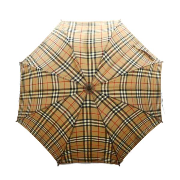 バーバリーズ Burberrys 雨傘 長傘 チェック柄 ノバチェック ロゴ 茶 ブラウン ■GY18 /MQ レディース【ブランド】バーバリーズ Burberrys【表記サイズ】実寸サイズをご参考ください。【実寸サイズ】親骨 約61cm　...