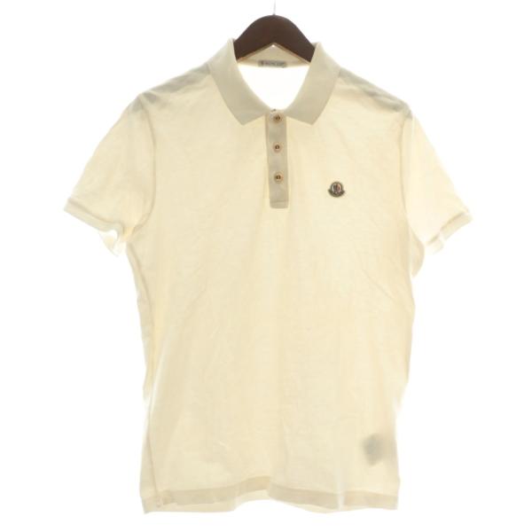 モンクレール MONCLER MAGLIA POLO MANICA CORTA ポロシャツ 半袖 ロゴ ワッペン L 白 ホワイト B10918340800 84556【ブランド】モンクレール MONCLER【表記サイズ】L【実寸サイズ】肩...