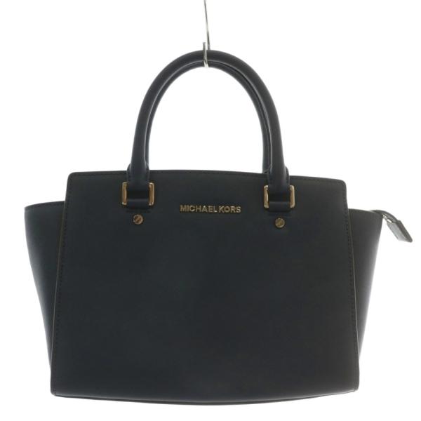 MICHAEL KORS SELMA MD TZ SATCHEL セルマ ハンドバッグ ショルダー 2WAY レザー ロゴ ゴールド金具 紺 30S3GLMS2L【ブランド】マイケルコース MICHAEL KORS【実寸サイズ】持ち手の長さ...