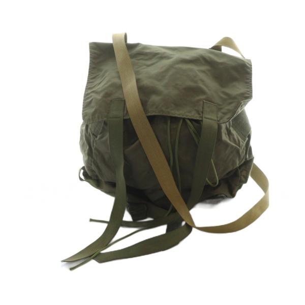 heereseigentum リュックサック バックパック ナイロンキャンバス ロゴ カーキ ■GY18 /MQ メンズ【表記サイズ】実寸サイズをご参考ください。【実寸サイズ】持ち手の長さ：-cm　ヨコ：約36cm　タテ：約38cm　マチ：...