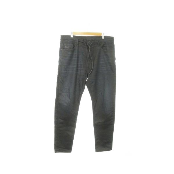 ディーゼル DIESEL D-VIDER JOGG CARROT デニムパンツ ジーンズ テーパード ストレッチ ウォッシュ加工 ドロスト W36 紺 ネイビー【ブランド】ディーゼル DIESEL【表記サイズ】W36【実寸サイズ】ウエスト：...