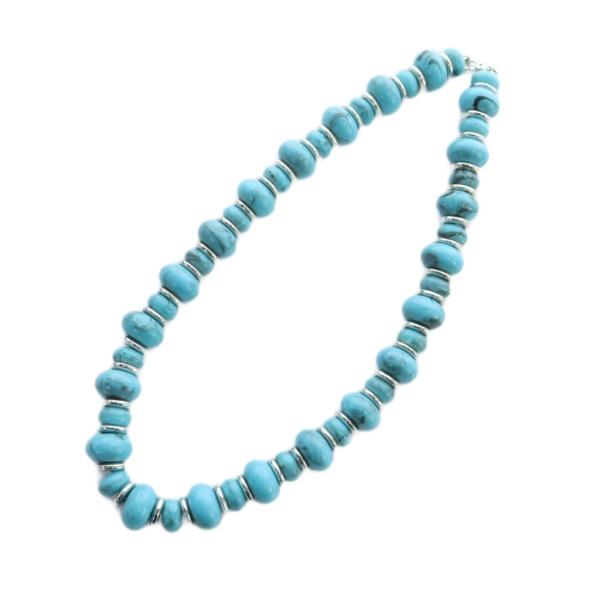 モネ Collection Concepts from Monet ネックレス アクセサリー ターコイズカラー ストーン 青石 ブルー ■GY11 /MQ レディース【表記サイズ】実寸サイズをご参考ください。【実寸サイズ】チェーンの長さ：約...