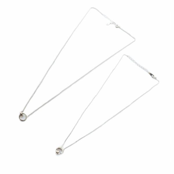 カナルヨンドシー canal4℃ ペアネックレス セット ラインストーン リング アクセサリー Silver925 ロゴ シルバー色 ■GY18 /MQ メンズ【ブランド】カナルヨンドシー canal4℃【表記サイズ】実寸サイズをご参考くだ...